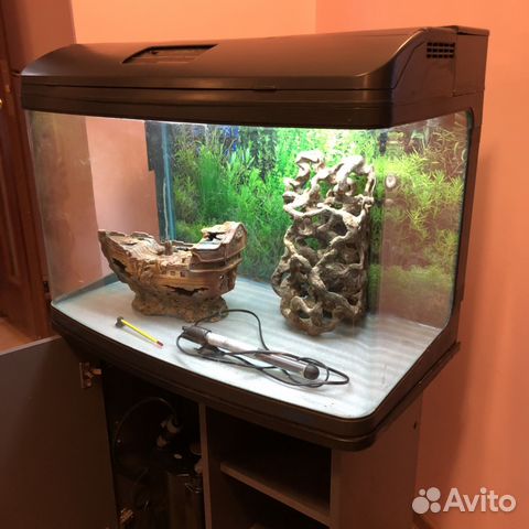 Аквариум Jebo 155л + тумба + внешний фильтр и пр