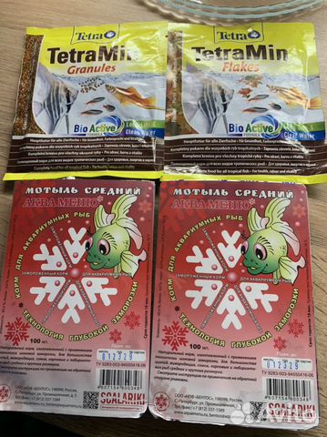 Корм для аквариумных рыбок