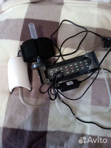 Фильтр для аквариума бу и лампа для аквар растений