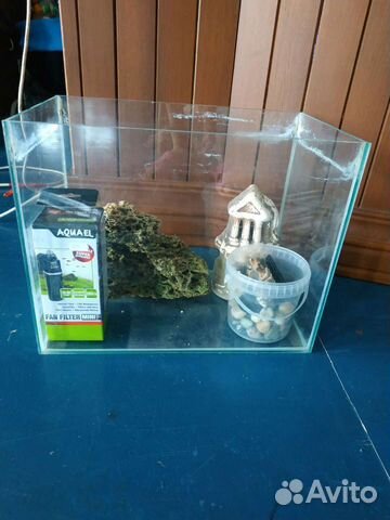 Аквариум+ нагреватель+фильтр