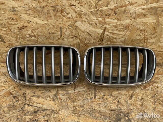 Решетки радиатора BMW Х5 е70 Х6 е71 ноздри капота купить в Москве | Авито