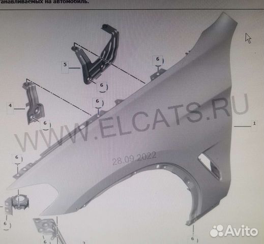 Крыло передние правое BMW X3 G01 купить в Москве BMW 41007930973 | Авито